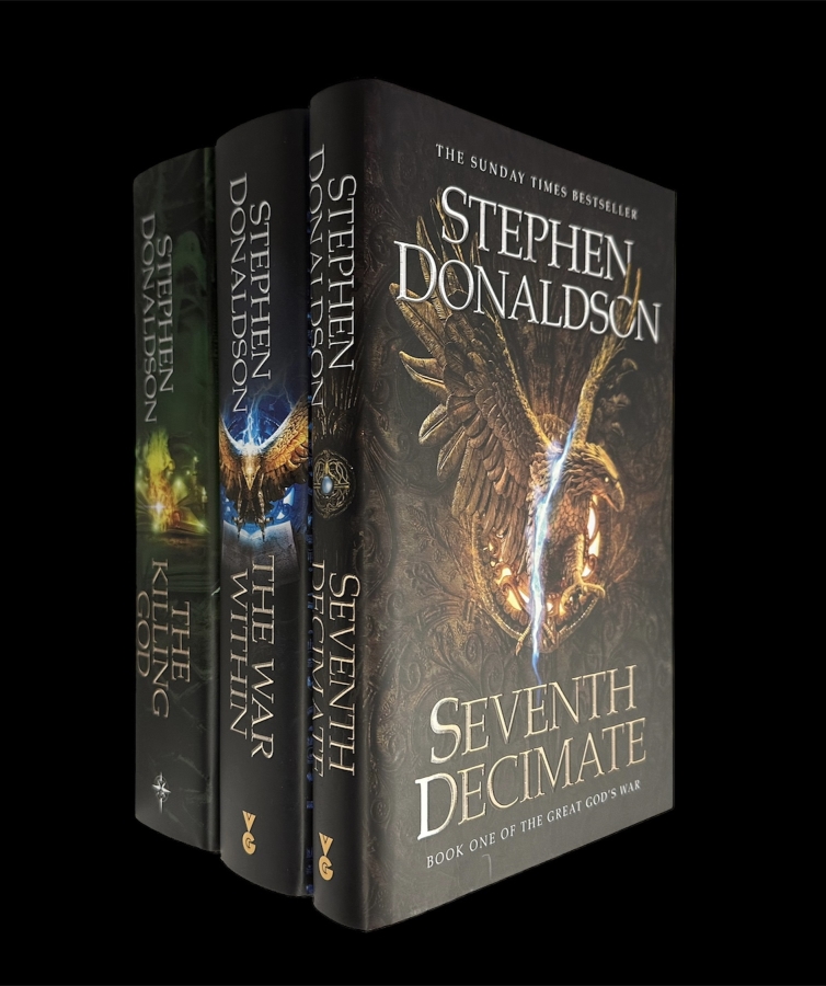 SEVENTH DECIMATE, THE WAR WITHIN, THE KILLING GOD Set of 3 Signed First ...